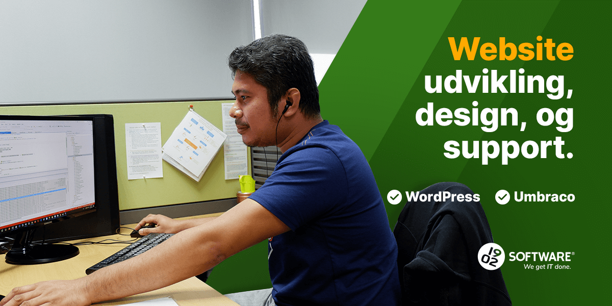 Hjemmeside design, udvikling og support - 1902 Software Development